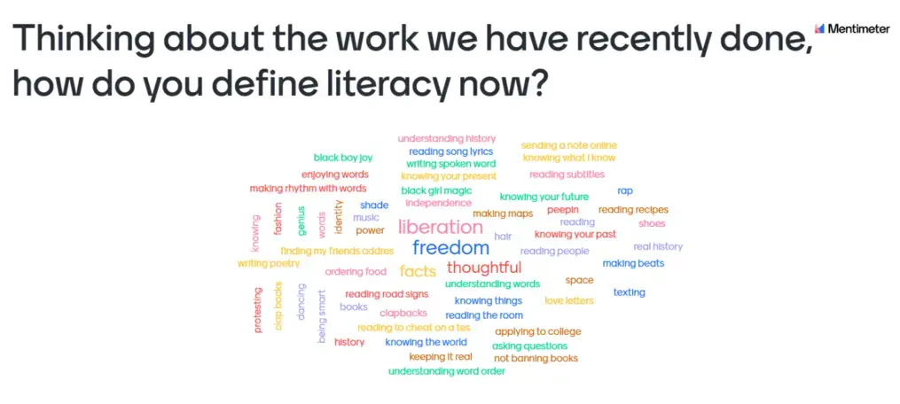 Literacy and Liberation | Pulitzer Center: 1619 Project